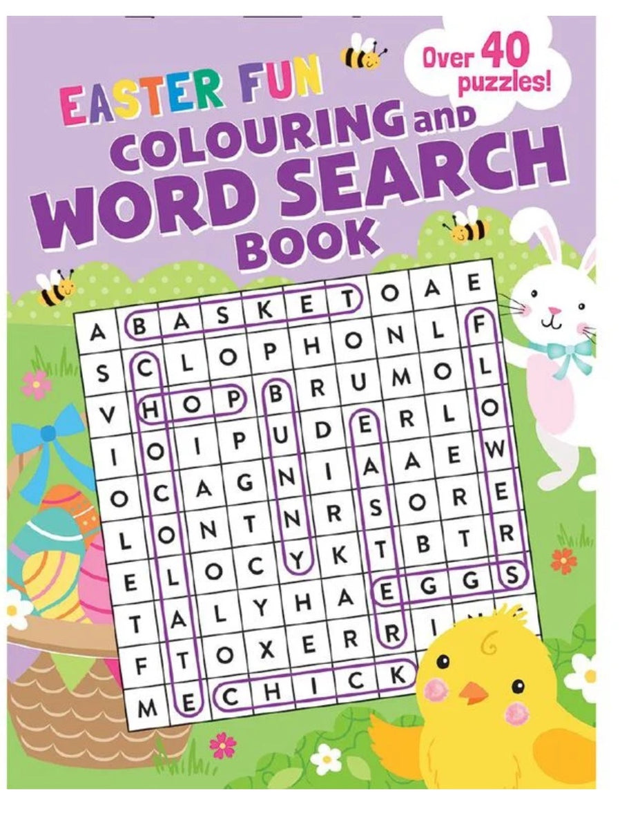 Easter Fun Colouring & Word Search – Love and Sunshine Boutique