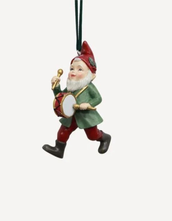 Vintage Elf Playing Drum - Christmas Hanging Decoration – Love and ...