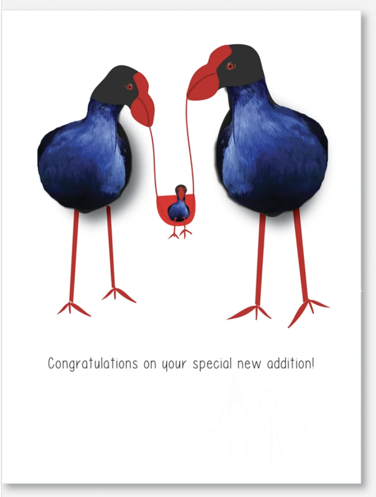 iCandy Card - Kiwi Baby - Pukeko – Love and Sunshine Boutique