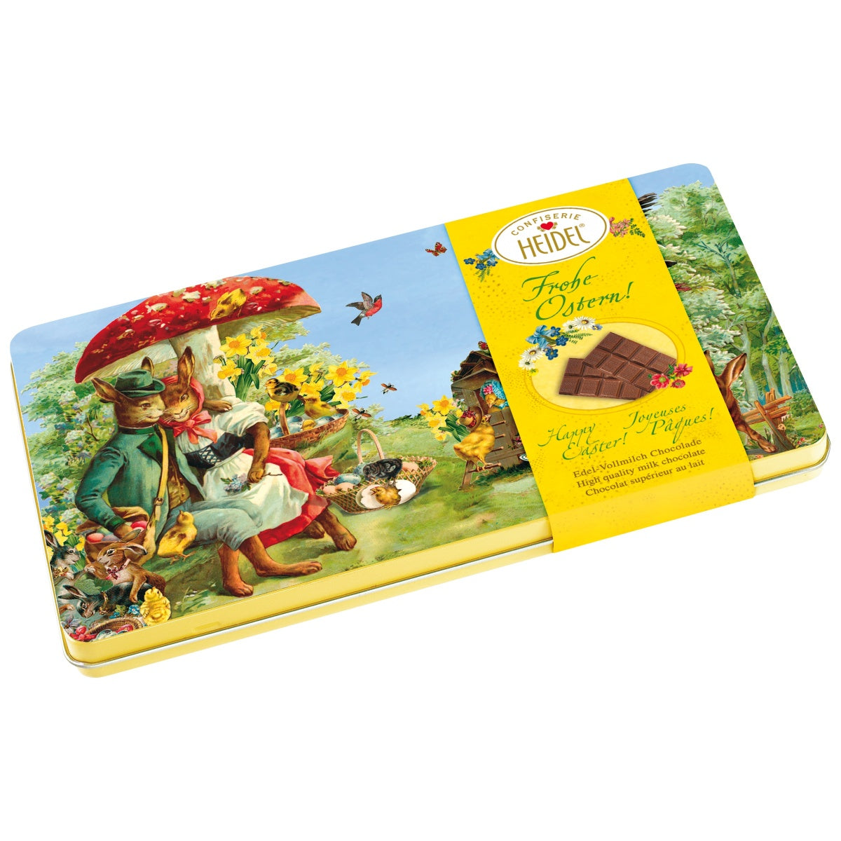 Heidel Easter Nostalgia Tin Box - 4 Milk Chocolate Blocks – Love and ...