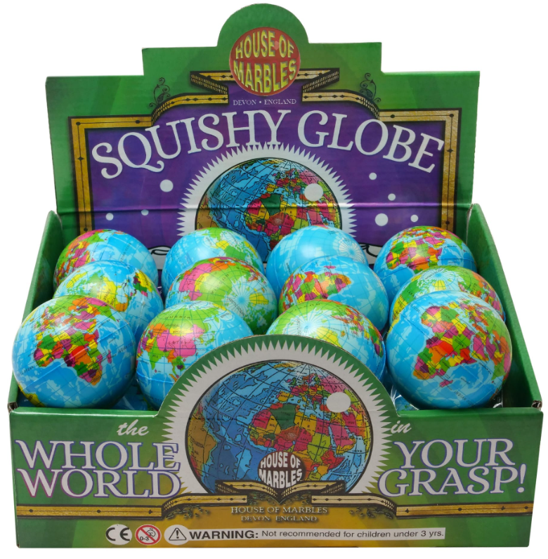 Squishy Globe (counter display) Pack 24 – Love and Sunshine Boutique